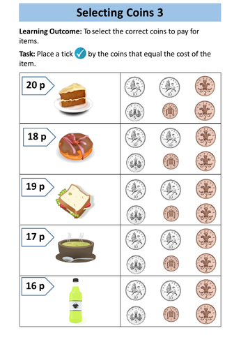 Money: AQA Entry Level 1 Maths | Teaching Resources
