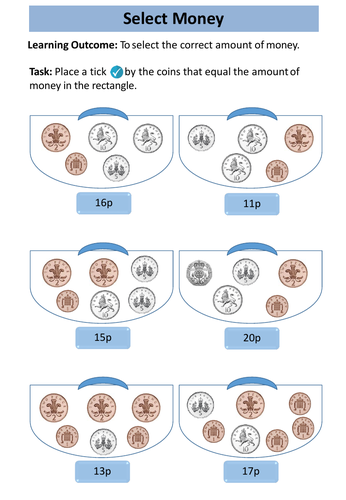 money-aqa-entry-level-1-maths-teaching-resources