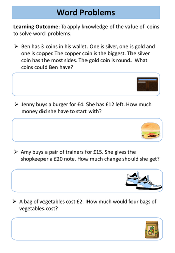 Money: AQA Entry Level 1 Maths | Teaching Resources