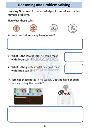 Money: AQA Entry Level 1 Maths | Teaching Resources