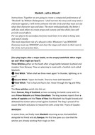 Macbeth Drama Scheme of Work | Teaching Resources