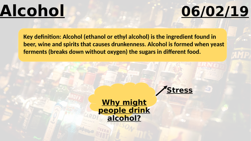 Effects of Alcohol (Social/PSHE) | Teaching Resources