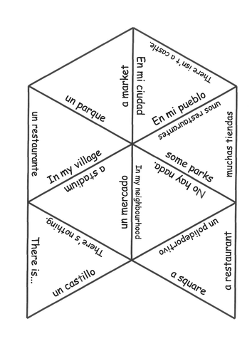 KS3 Spanish Tarsia puzzles | Teaching Resources