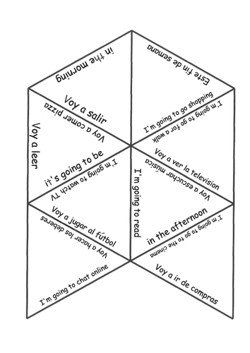 KS3 Spanish Tarsia puzzles | Teaching Resources