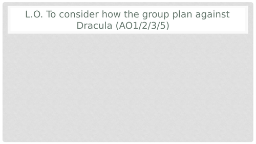 Dracula Chapters 9-27 | Teaching Resources