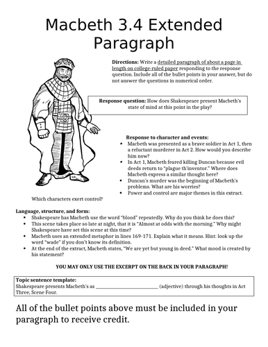 GCSE English: Macbeth Act Three | Teaching Resources