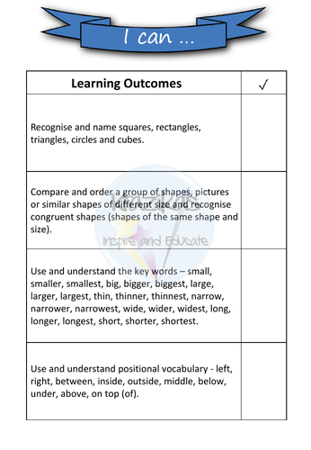 AQA Entry Level 1 Maths - Shape, Size, Position, Direction - Workbook ...