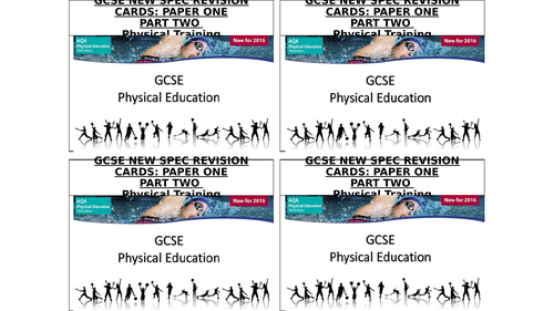 AQA GCSE PE Revision Cards for Paper 1 (Part 2) | Teaching Resources
