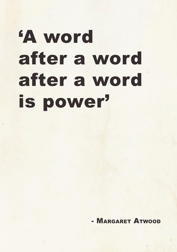 Margaret Atwood Quote Poster A4 | Teaching Resources