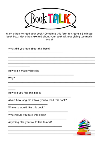 Book Talk | Teaching Resources