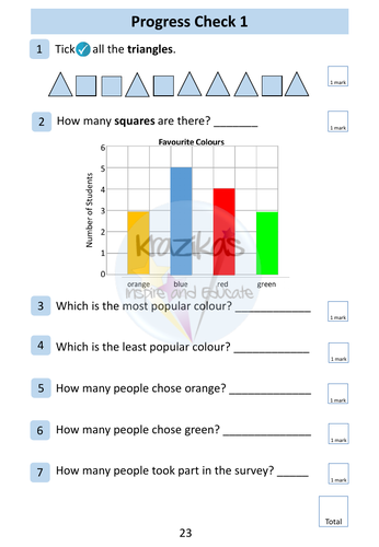 Statistics Workbook - AQA Entry Level 1 Maths | Teaching Resources