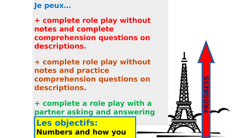 French describe yourself, family members, opinions about family ...