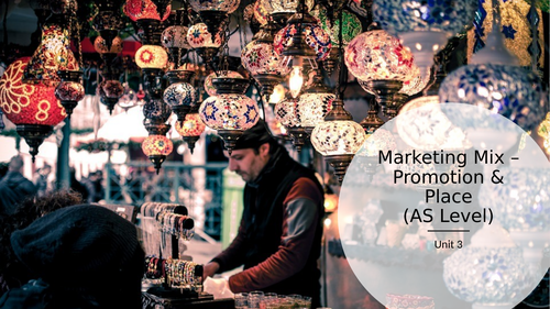 Cambridge AS Business Marketing Mix Promotion Place PowerPoint Legacy ...