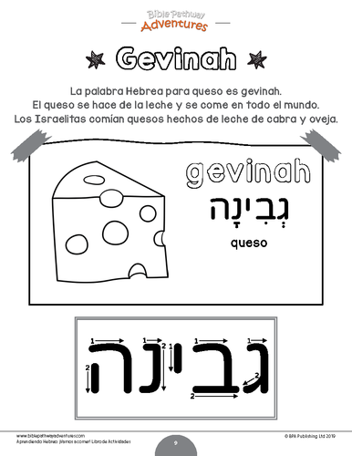 Aprendiendo Hebreo: ¡Vamos a comer! (SPANISH) | Teaching Resources
