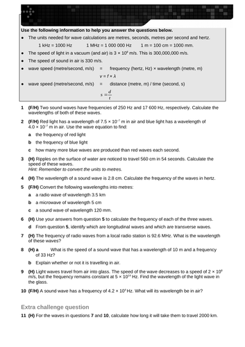 The Nature of Waves - Full Lesson | Teaching Resources
