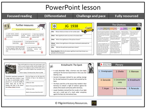 Jewish persecution in Nazi Germany (Kristallnacht, Ghettoes & Wannsee ...