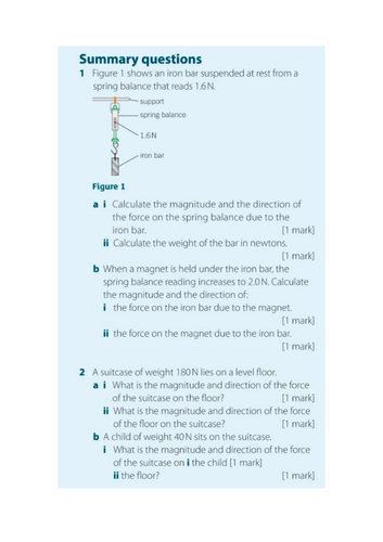 Resultant Forces - Full Lesson | Teaching Resources