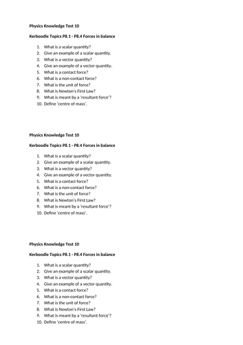 Centre of Mass - Full Lesson | Teaching Resources