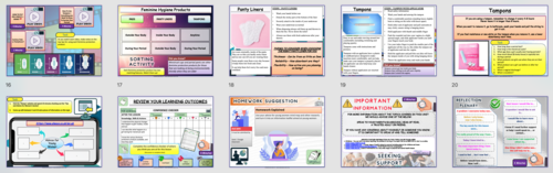 Girls Puberty + Periods | Teaching Resources