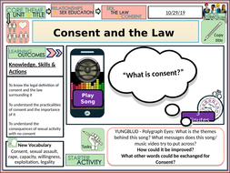 Sexual Consent & Law PSHE | Teaching Resources