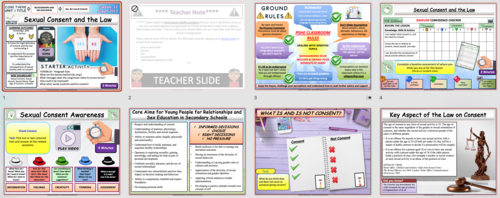 Sexual Consent & Law PSHE | Teaching Resources