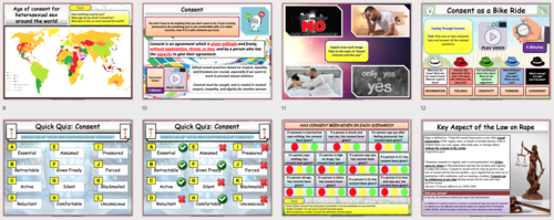Sexual Consent & Law PSHE | Teaching Resources
