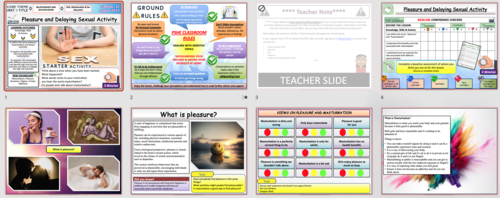 Pleasure + Masturbation PSHE | Teaching Resources