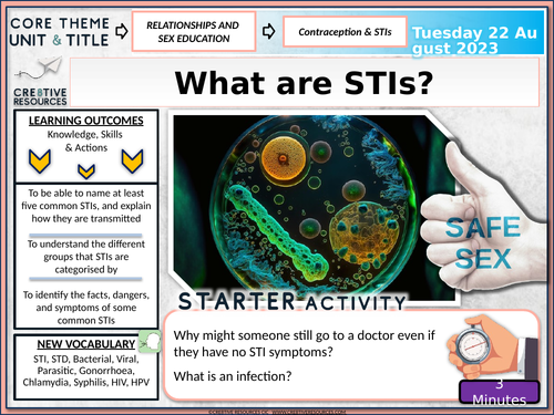 What are STI's ? PSHE | Teaching Resources