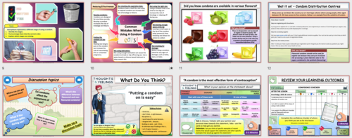 Condom Contraception Lesson PSHE | Teaching Resources