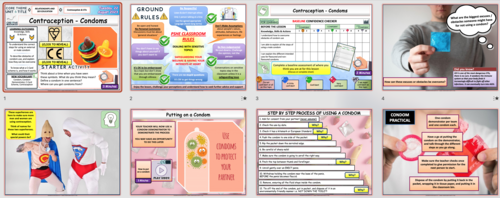 Condom Contraception Lesson PSHE | Teaching Resources