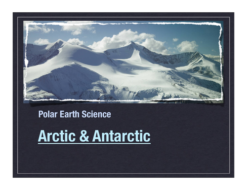 Polar Regions - Arctic and Antarctic | Teaching Resources