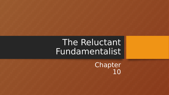 The Reluctant Fundamentalist - Scheme of Work | Teaching Resources