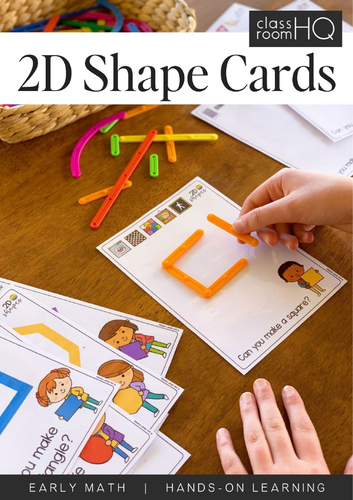 2D Shape Simple Play Mats | Teaching Resources