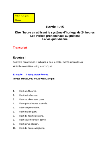 French for Adults: Beginners: Part 15: Reflexive verbs in the present ...