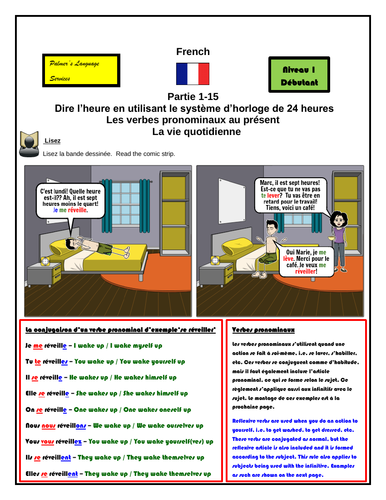 French for Adults: Beginners: Part 15: Reflexive verbs in the present ...