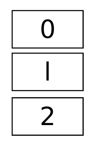 Number cards 0-20 | Teaching Resources