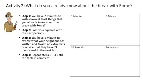 Market Place Activity: Consequences of the Break with Rome | Teaching ...