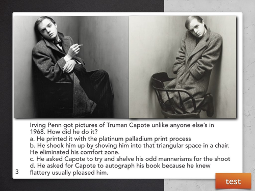 TESTS Photography Art History Visual Based Multiple Choice | Teaching ...