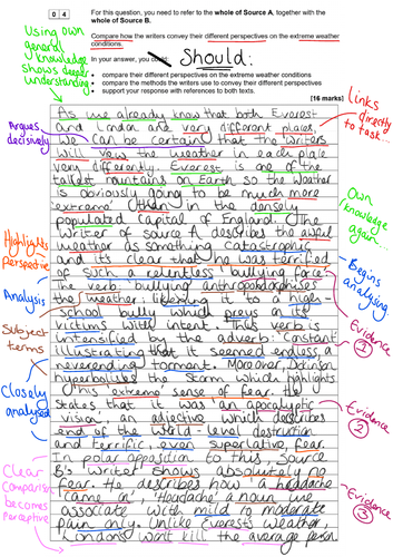 AQA 8700/1 GCSE English Language - Example Written Responses | Teaching ... AQA 8700/1 GCSE English Language - Example Written Responses | Teaching ...