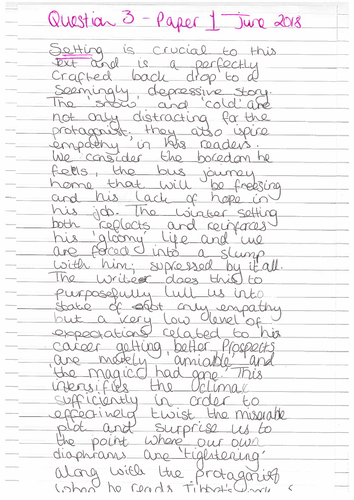 AQA 8700/1 GCSE English Language - Example Written Responses | Teaching ... AQA 8700/1 GCSE English Language - Example Written Responses | Teaching ...