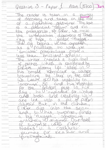 AQA 8700/1 GCSE English Language - Example Written Responses | Teaching ... AQA 8700/1 GCSE English Language - Example Written Responses | Teaching ...