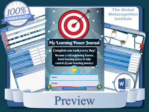 Tutor Time / Form Time - Printable Workbook [Metacognition, Learning ...