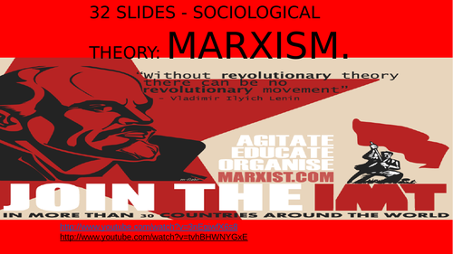 SOCIOLOGY 32 SLIDES - SOCIOLOGICAL THEORY- MARXISM | Teaching Resources