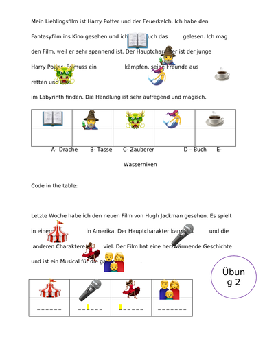 German TV/Film Escape Room | Teaching Resources