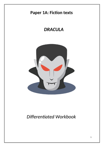 Dracula Scheme of Work KS4 *Usborne Text* | Teaching Resources