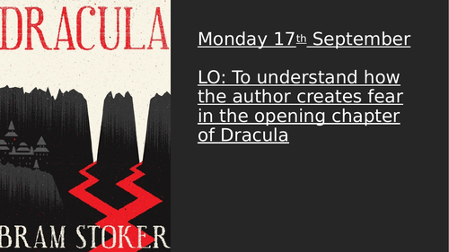 Dracula Scheme of Work KS4 *Usborne Text* | Teaching Resources