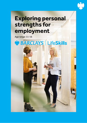 Exploring personal strengths for employment | Teaching Resources