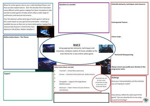 AQA Music GCSE 9-1 Composition: 2019-2020 Brief 2 Starting Point ...
