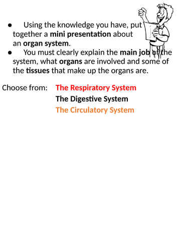 Tissues, Organs and Organ Systems | Teaching Resources