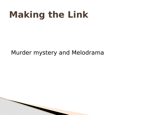 Drama Murder Mystery Lesson (Melodrama Style) | Teaching Resources